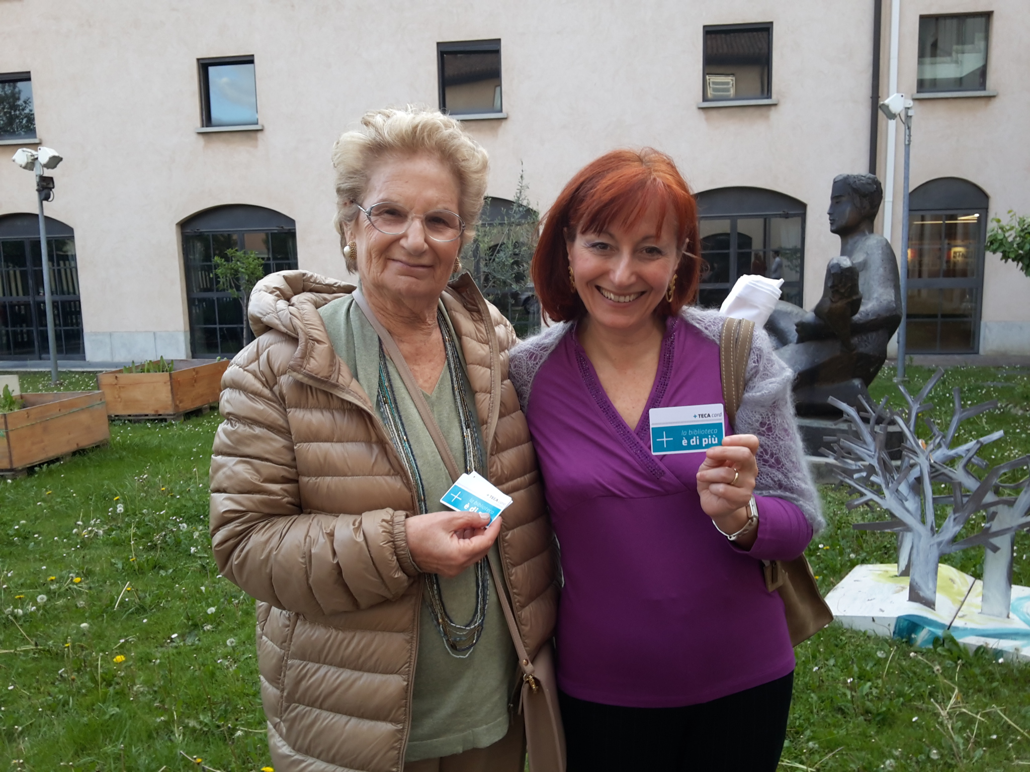 Liliana Segre E Daniela Palumbo Testimonial Per La Campagna Teca La